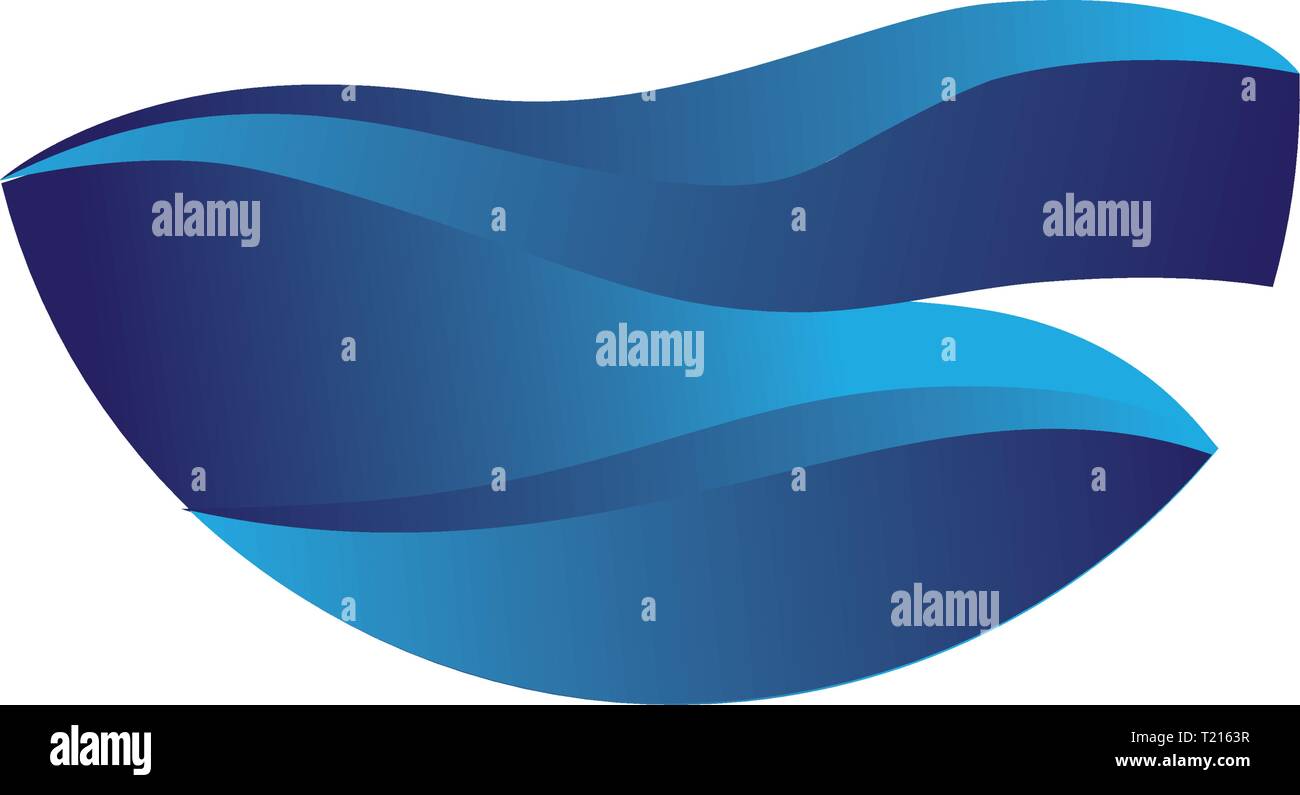 abstract ocean waves, logo Stock Vector Image & Art - Alamy