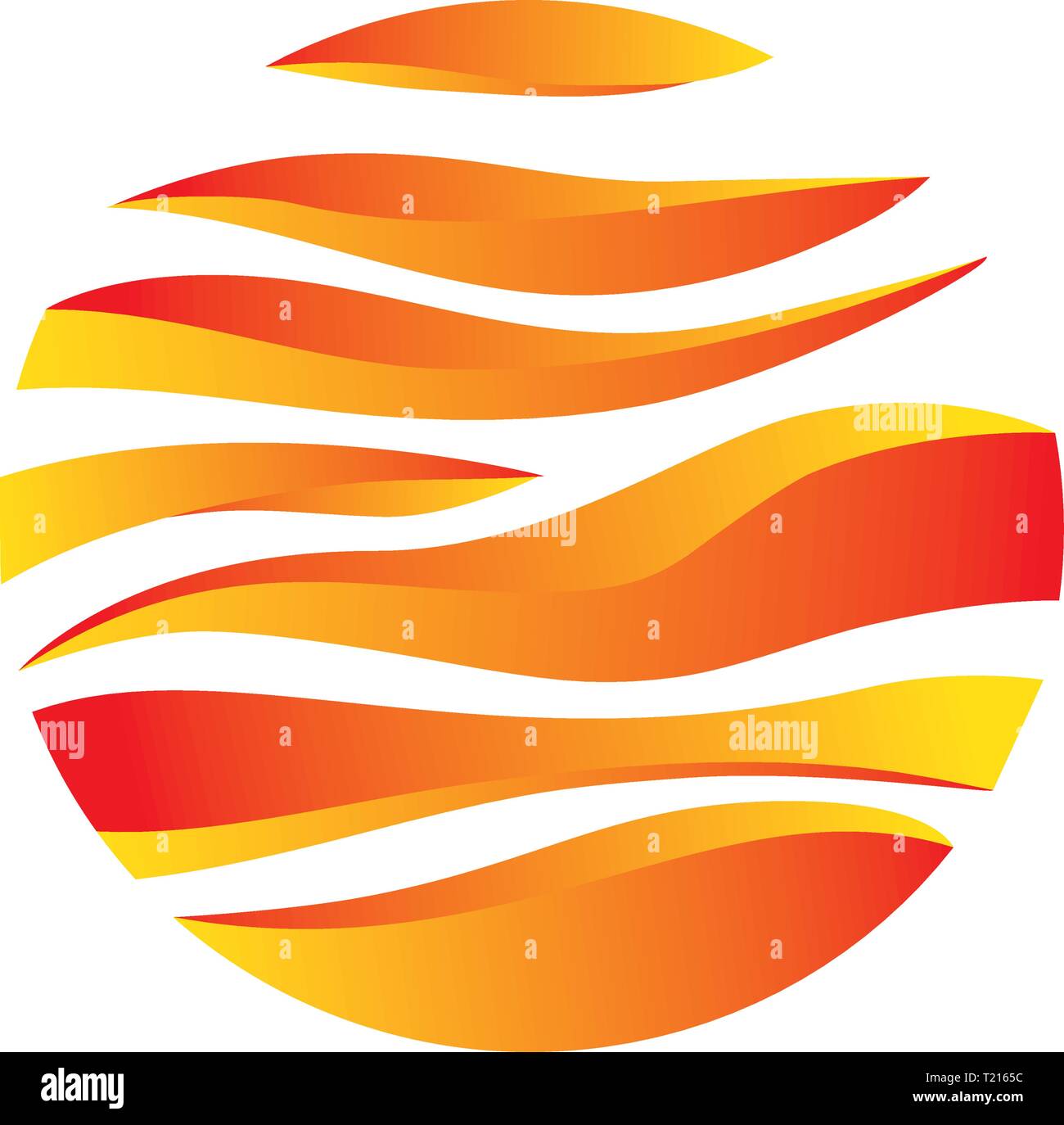 sun, abstract waves, sphere logo icon Stock Vector Image & Art - Alamy