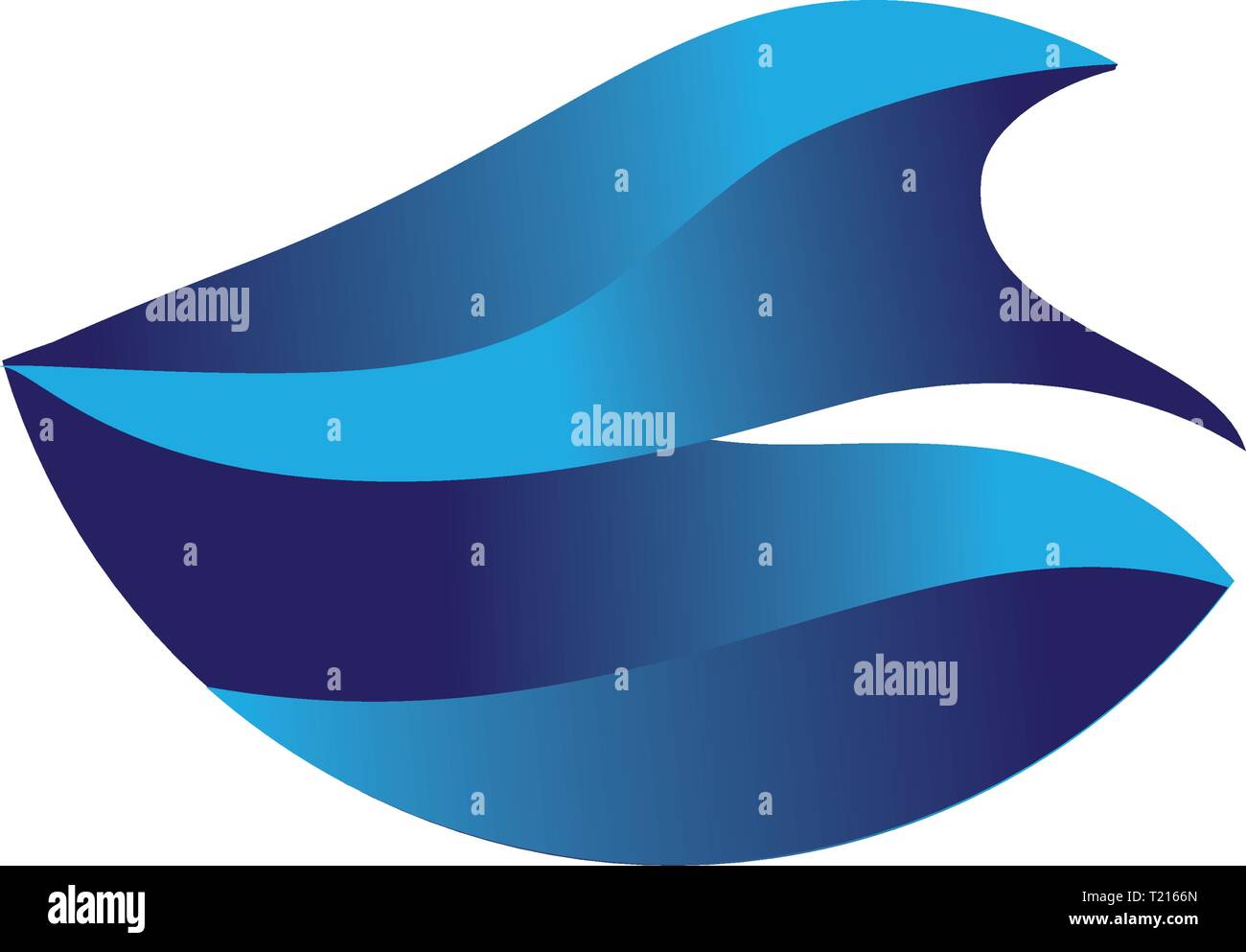 abstract ocean waves, logo Stock Vector Image & Art - Alamy
