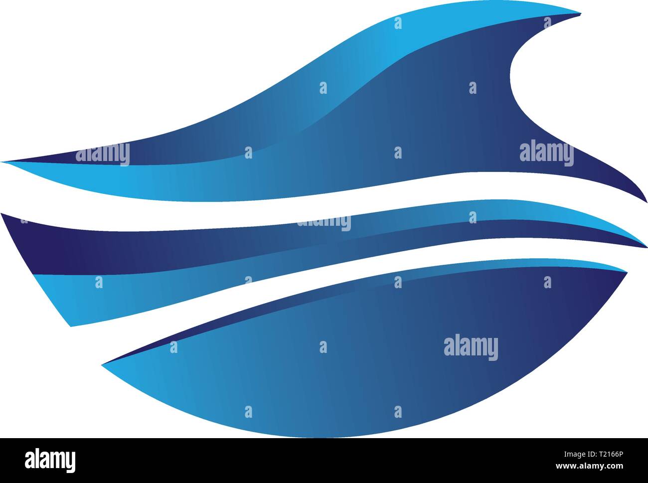 abstract ocean waves, logo Stock Vector Image & Art - Alamy