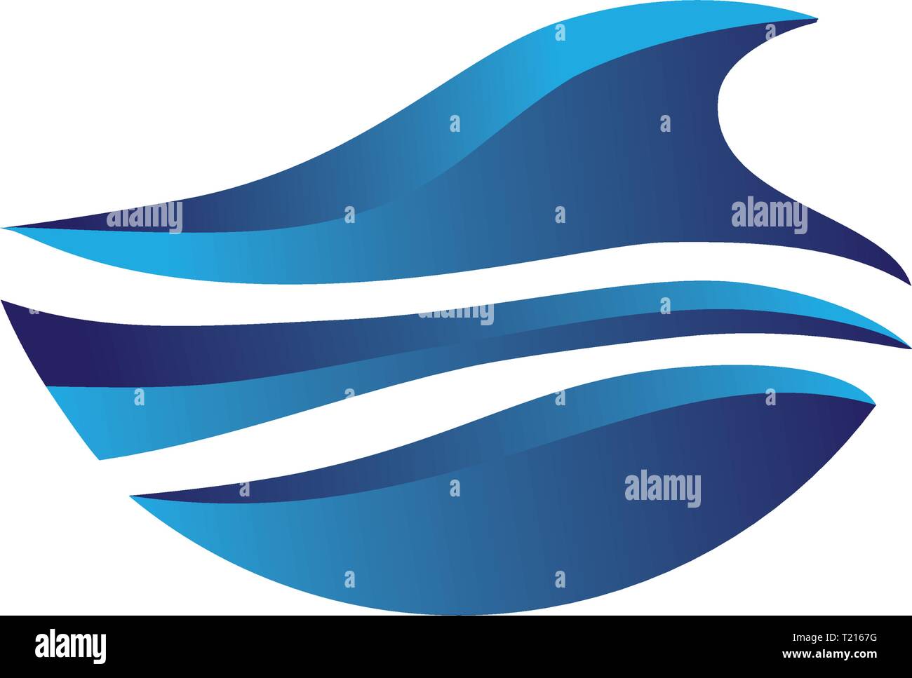 abstract ocean waves, logo Stock Vector Image & Art - Alamy
