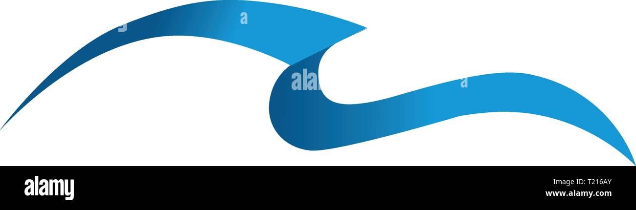 abstract ocean waves, logo Stock Vector Image & Art - Alamy