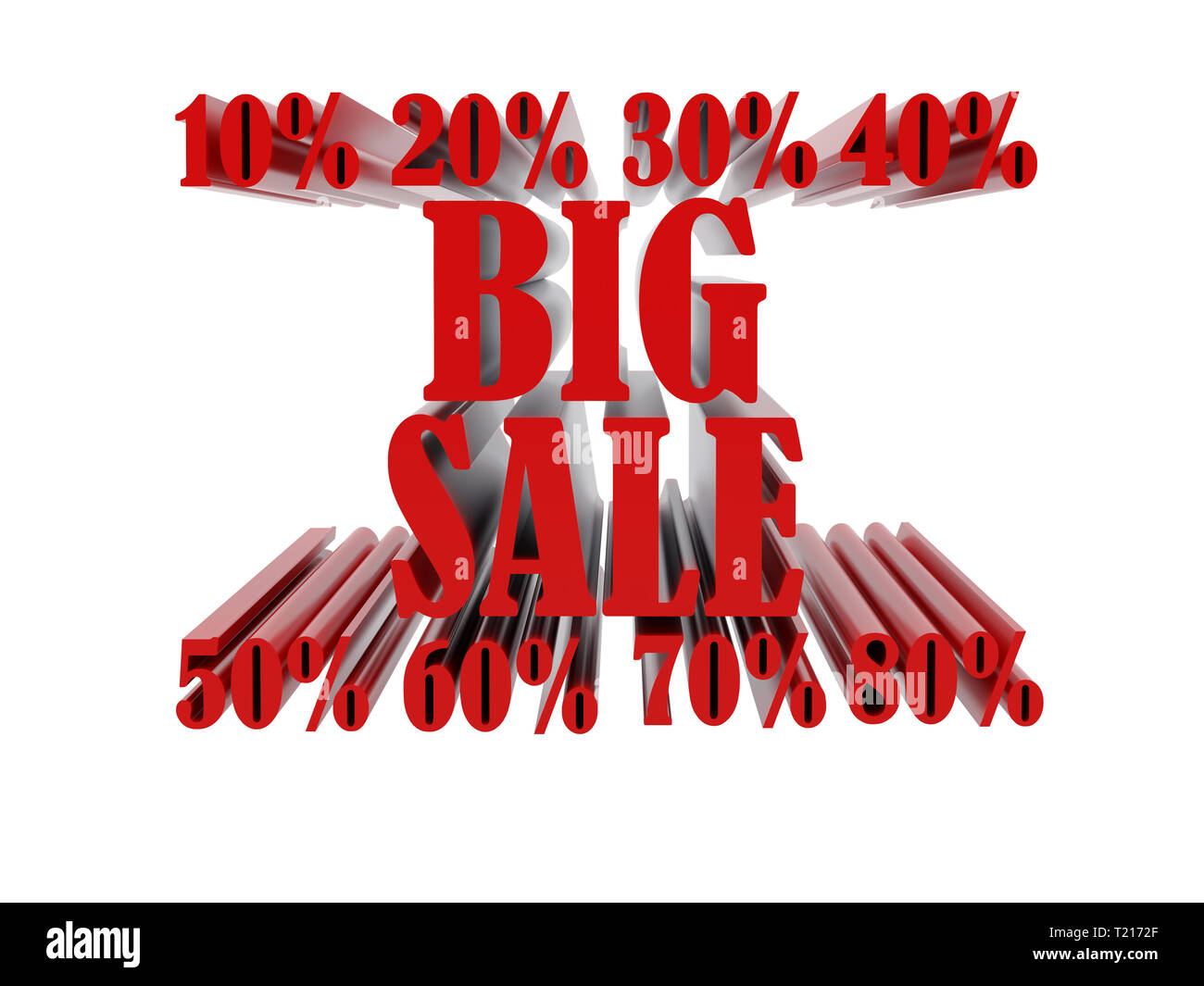 High resolution image red symbol. 3d illustration over white ...