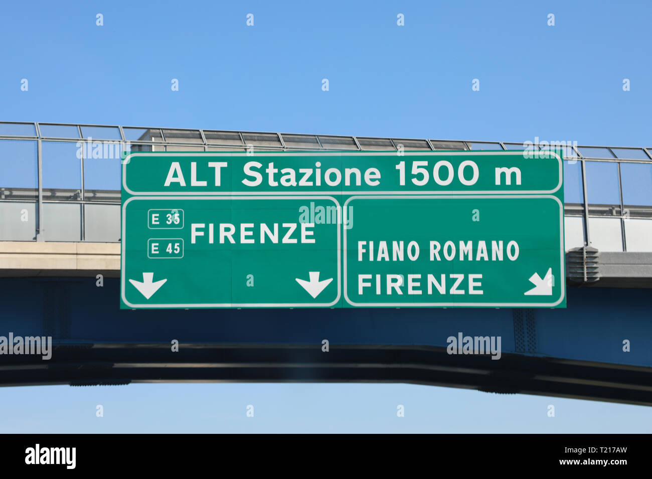 Italy toll station hi-res stock photography and images - Alamy