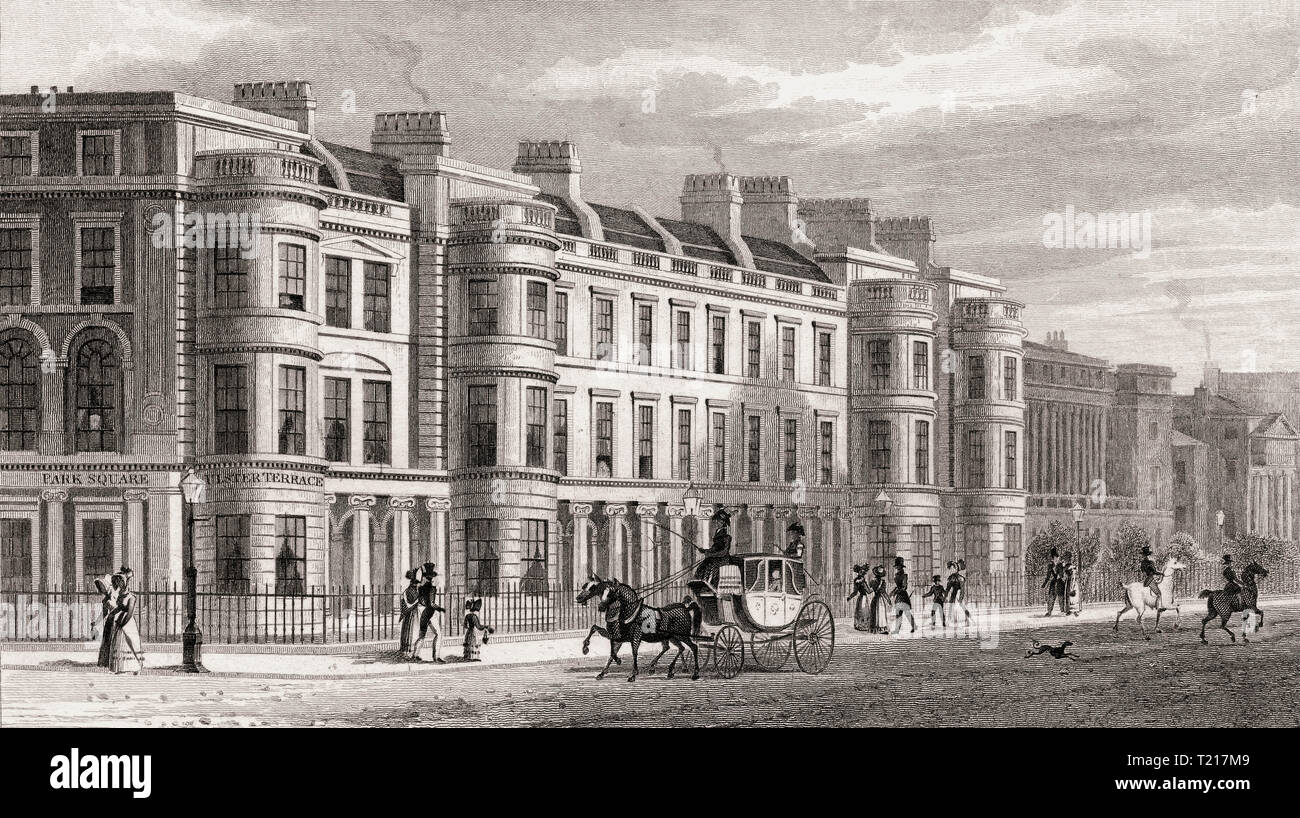 Regent terrace royal terrace hi-res stock photography and images - Alamy