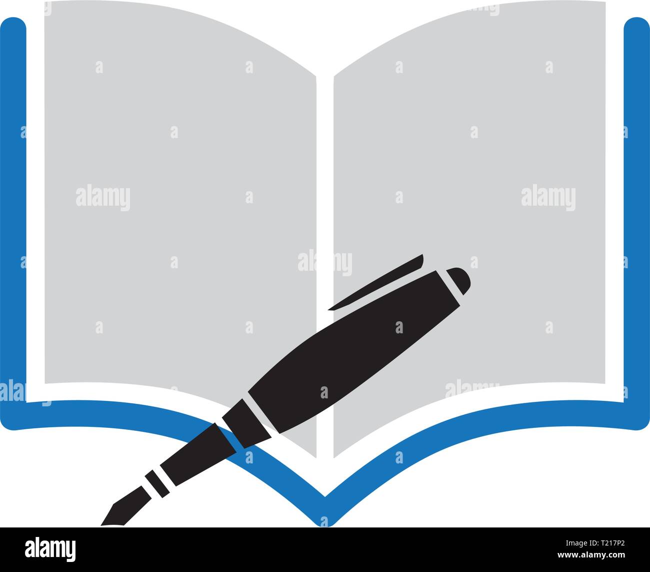 Book icon view open Stock Vector Images - Alamy