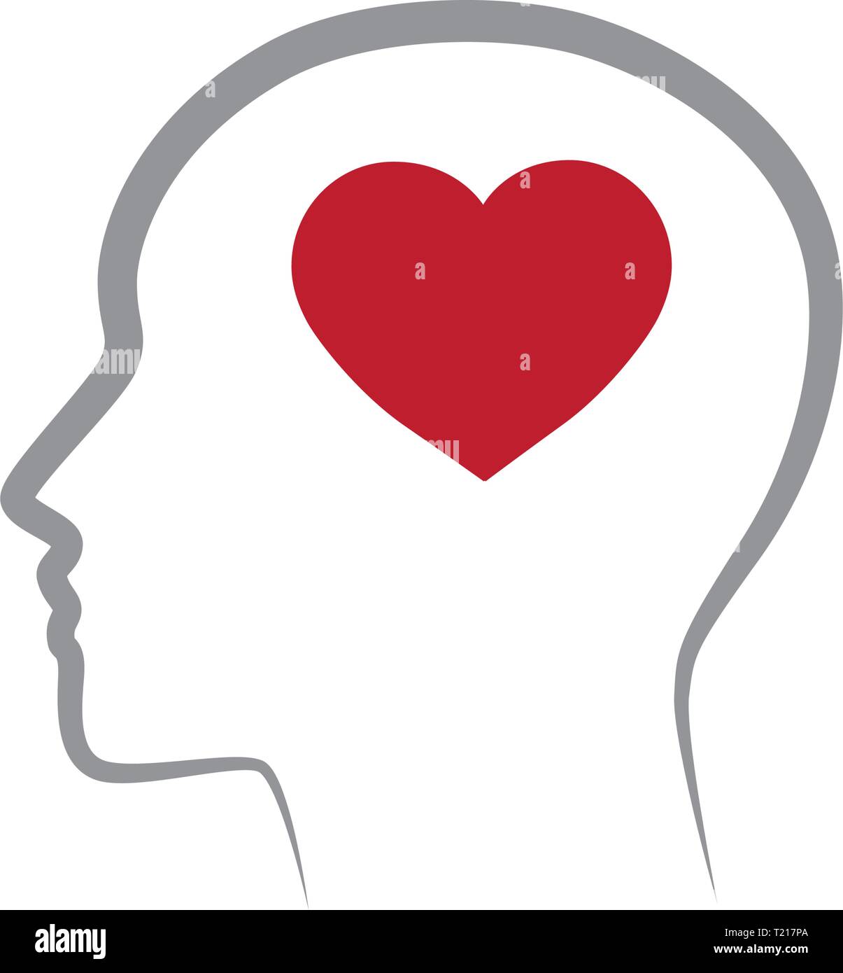 brain and heart, vector illustration Stock Vector Image & Art - Alamy