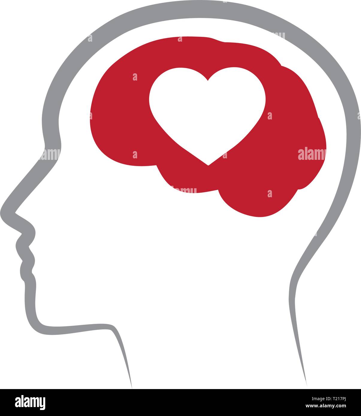 brain and heart, vector illustration Stock Vector Image & Art - Alamy