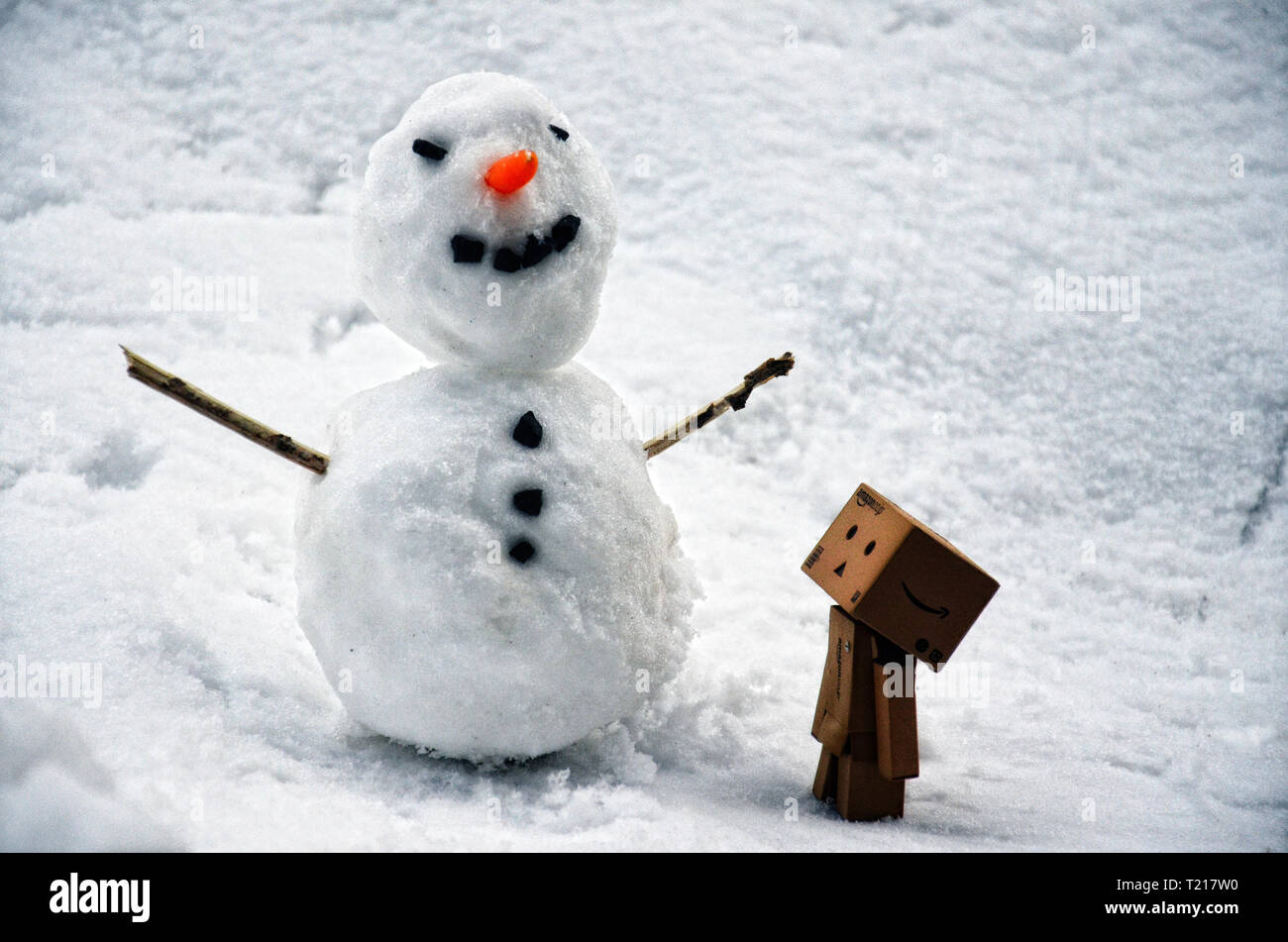 Snowman face hi-res stock photography and images - Alamy