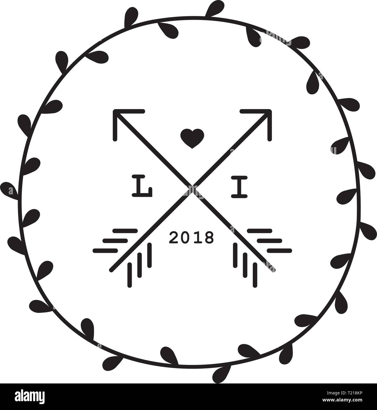 Cross Arrows Logo Cross From Incoming And Outgoing Arrows Logo