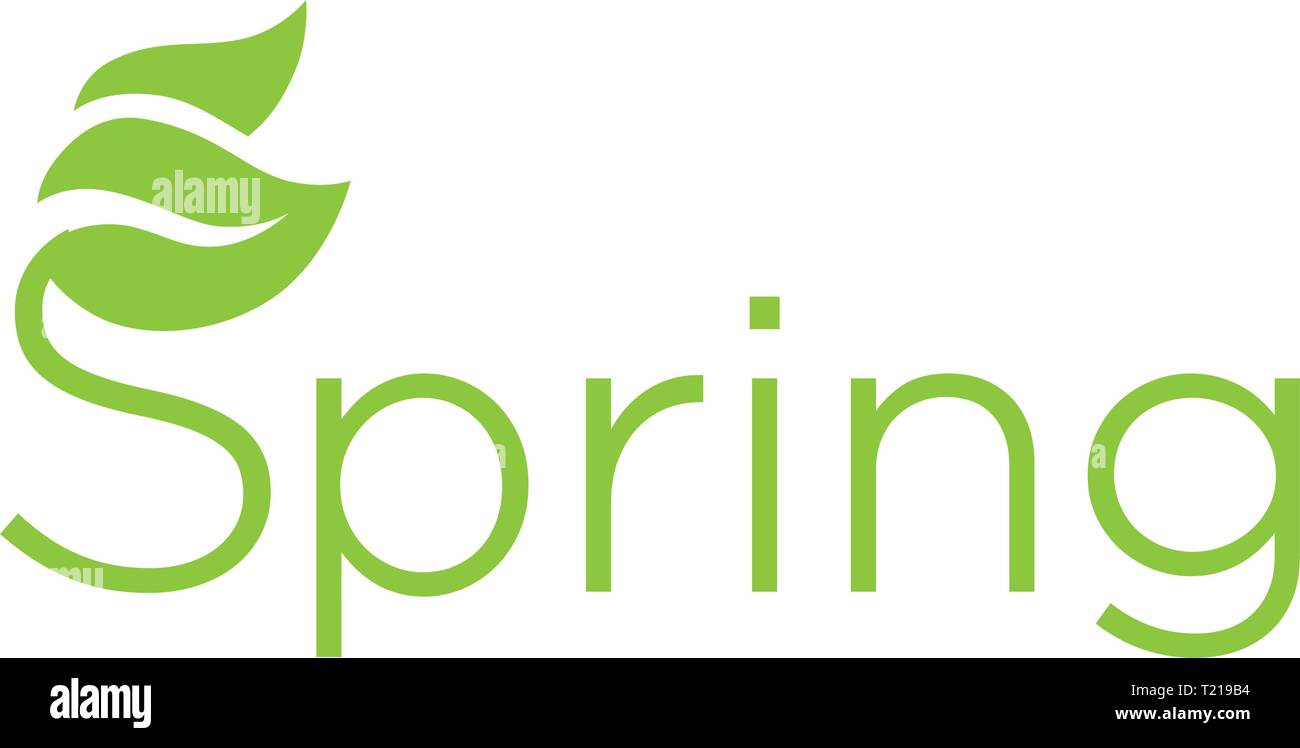 Leaves logo hi-res stock photography and images - Alamy