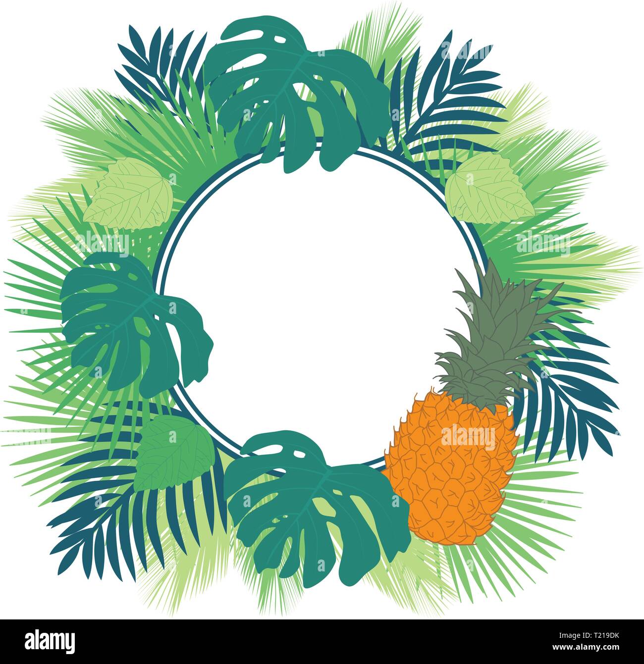 Fruit frame fresh organic Stock Vector Images - Alamy