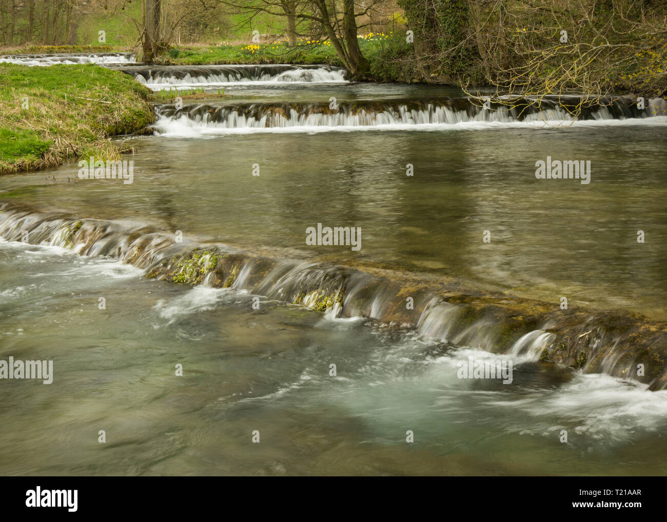 Cascades or waterfall at Alport, Derbyshire UK - Peak District Stock ...