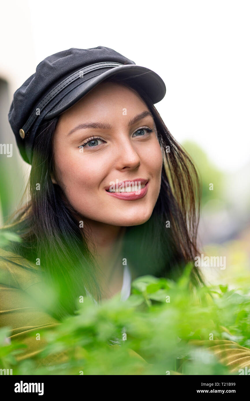 Woman cap hi-res stock photography and images - Alamy