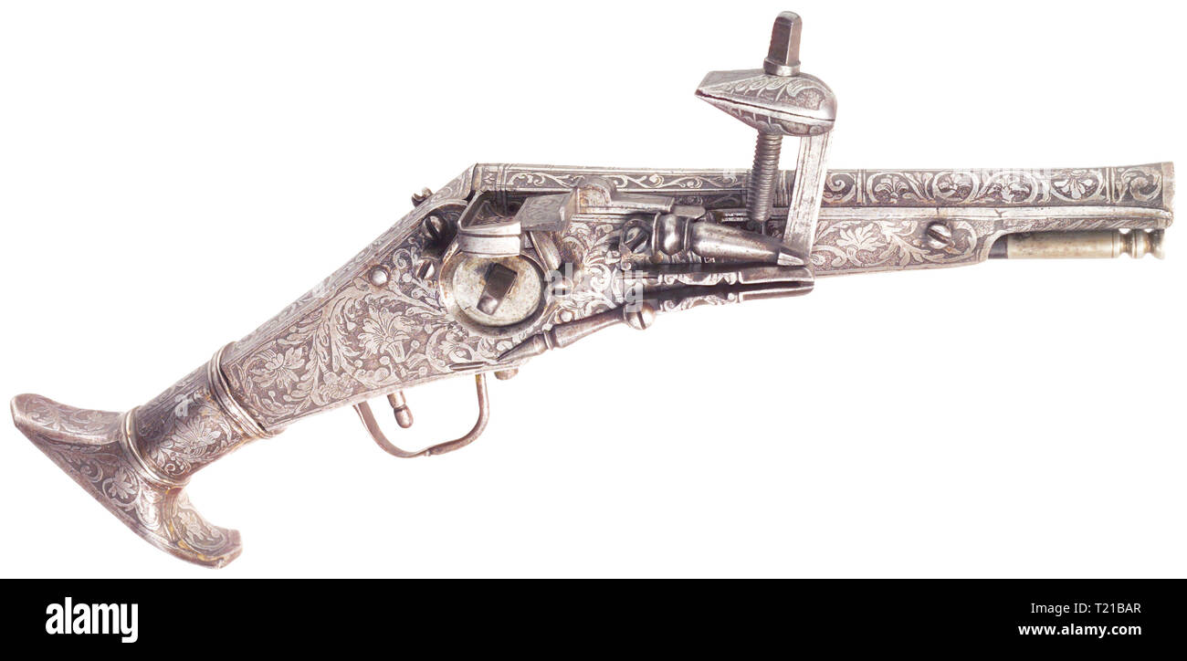 Wheellock pistol 16th century Cut Out Stock Images & Pictures - Alamy