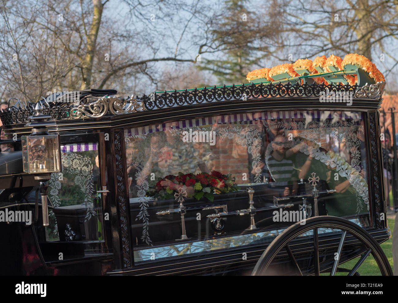 Keith flint funeral bocking essex hi-res stock photography and images ...