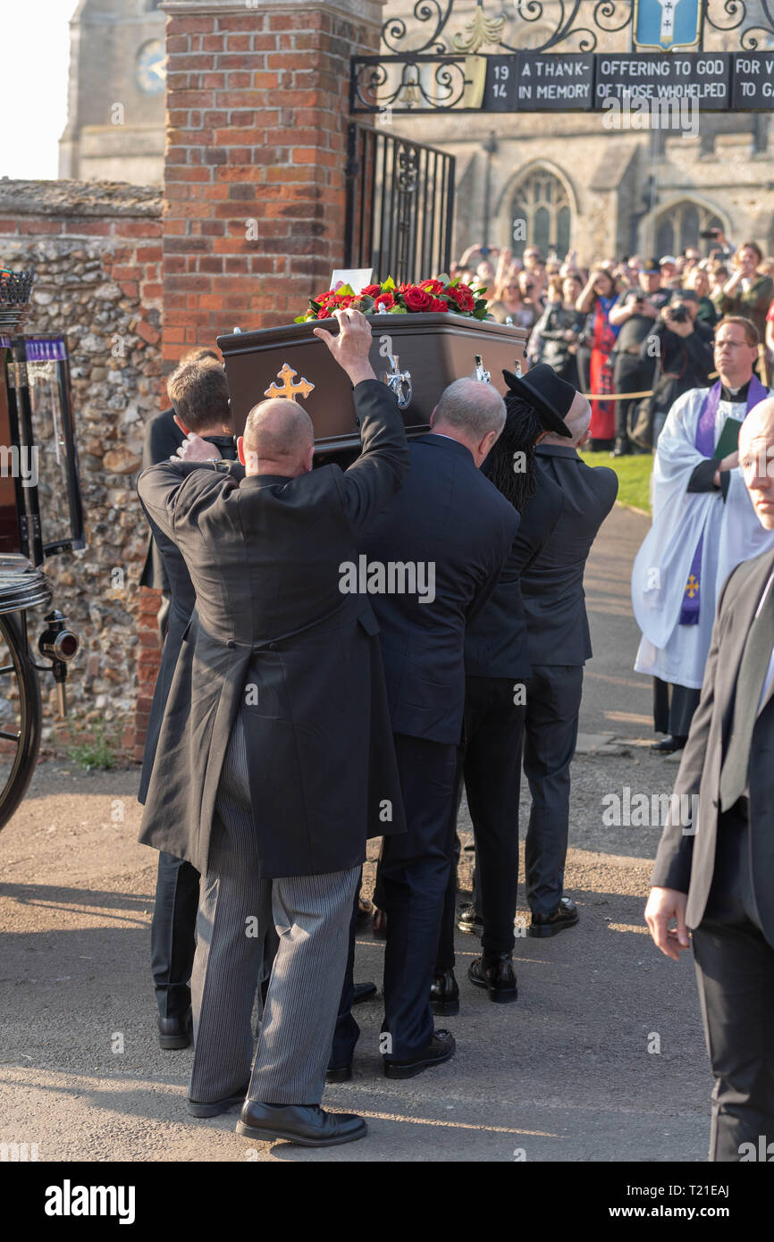Keith flint funeral bocking essex hi-res stock photography and images ...