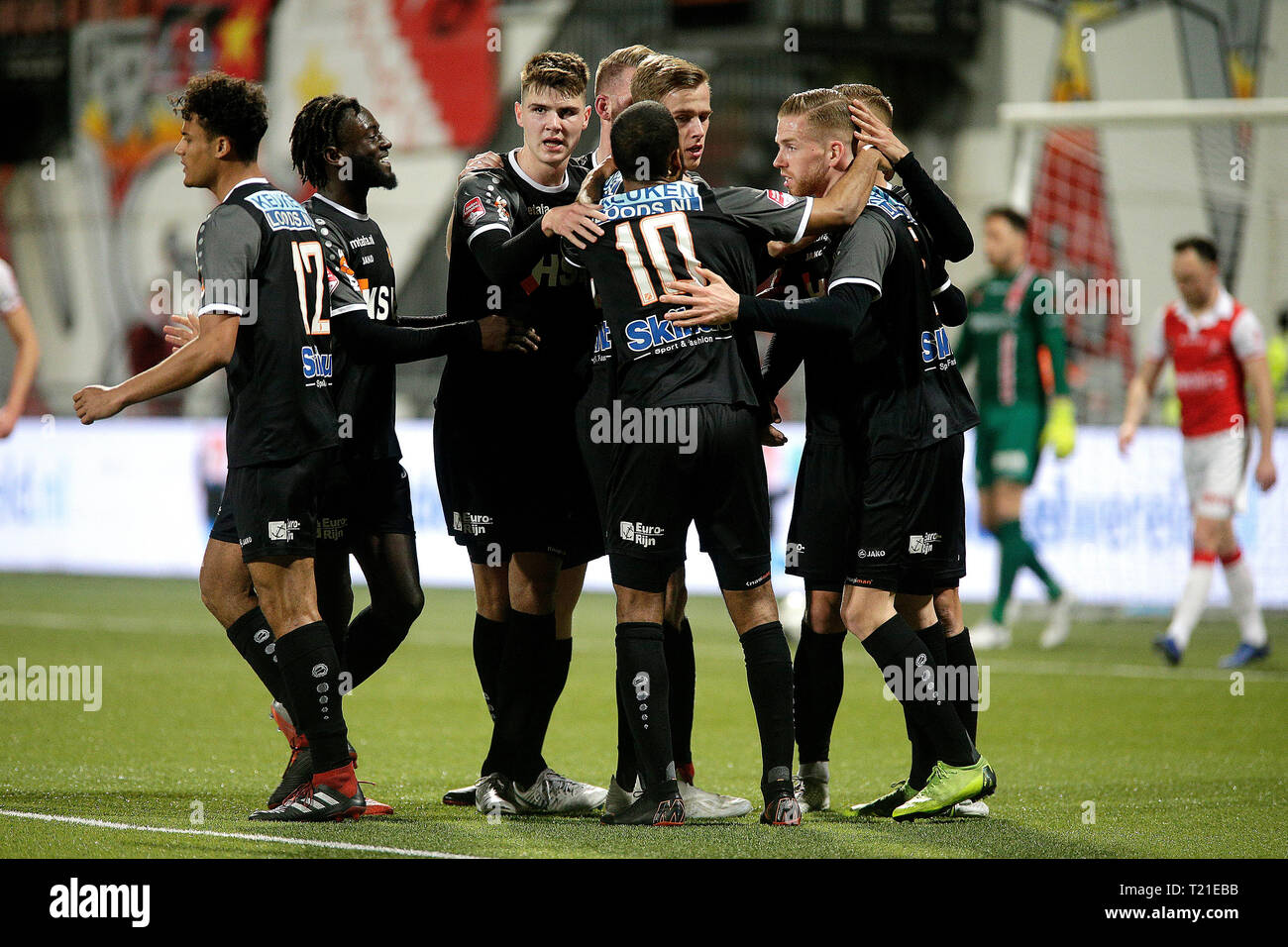 MAASTRICHT- football, 29-03-2019, stadium de Geusselt, MVV Maastricht ...