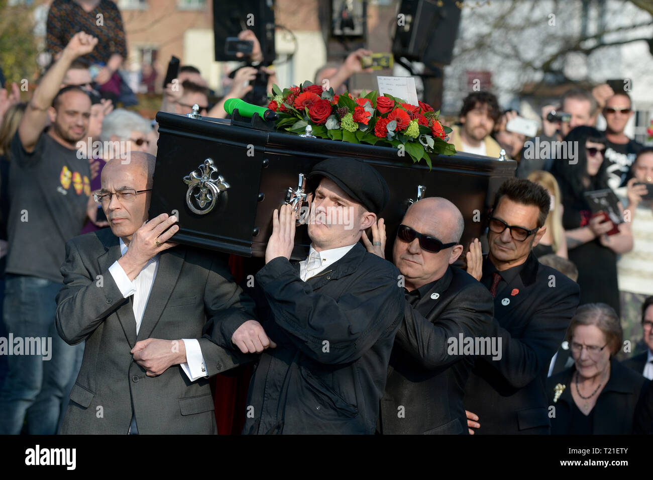 Keith flint funeral hi-res stock photography and images - Alamy