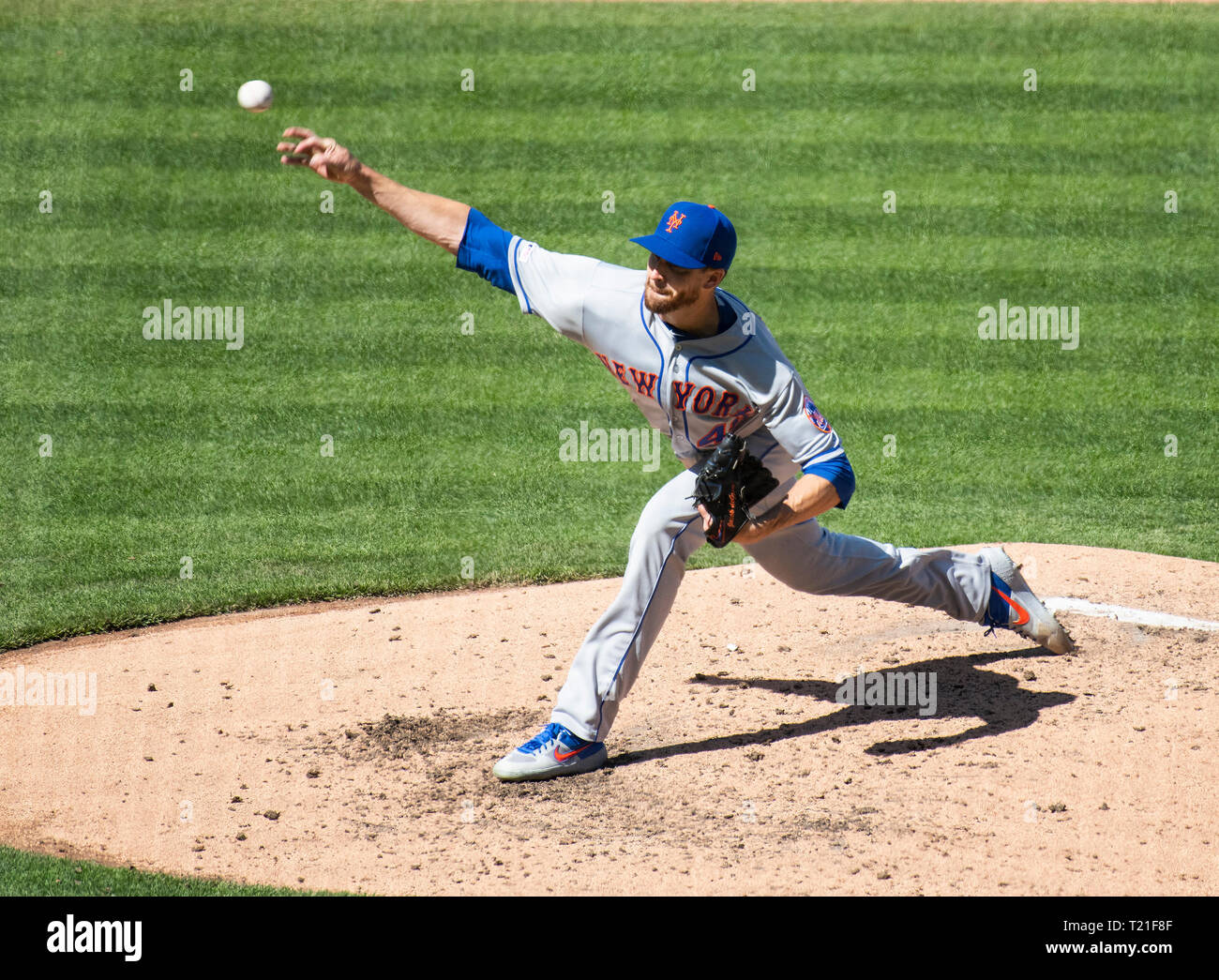 Washington, United States Of America. 28th Mar, 2019. New York Mets ...