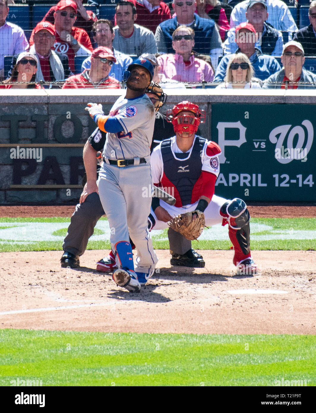 Washington, United States Of America. 28th Mar, 2019. New York Mets ...