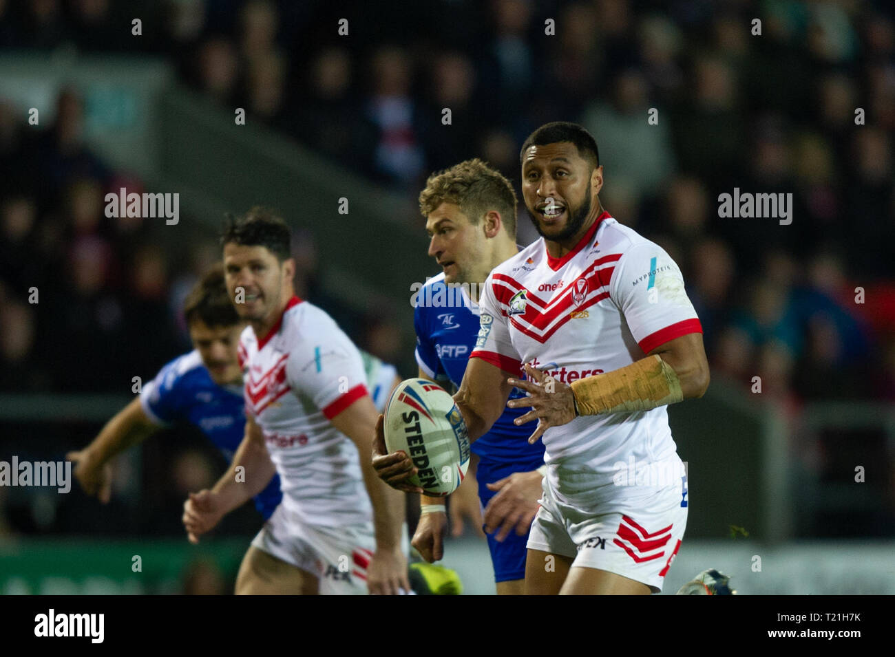 St Helens, UK. 29th Mar, 2019. 29th March 2019, Totally Wicked Stadium ...