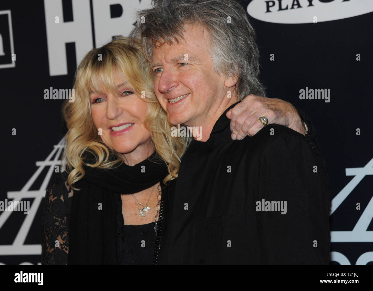 New York, NY, USA. 29th Mar, 2019. Christine McVie and Neil Finn at the ...