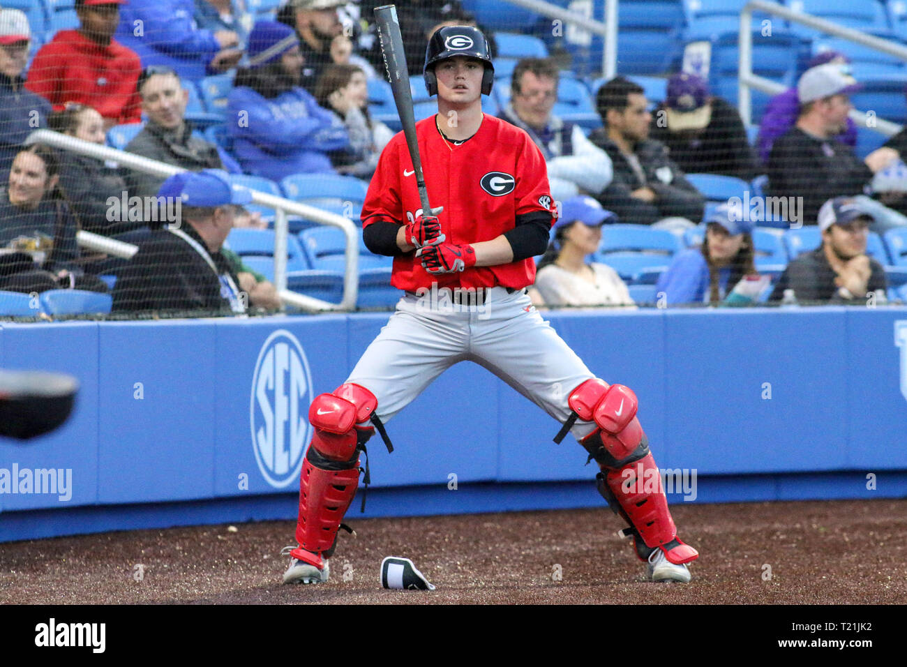Lexington, KY, USA. 28th Mar, 2019. Georgia's Shane Marshall in the on ...