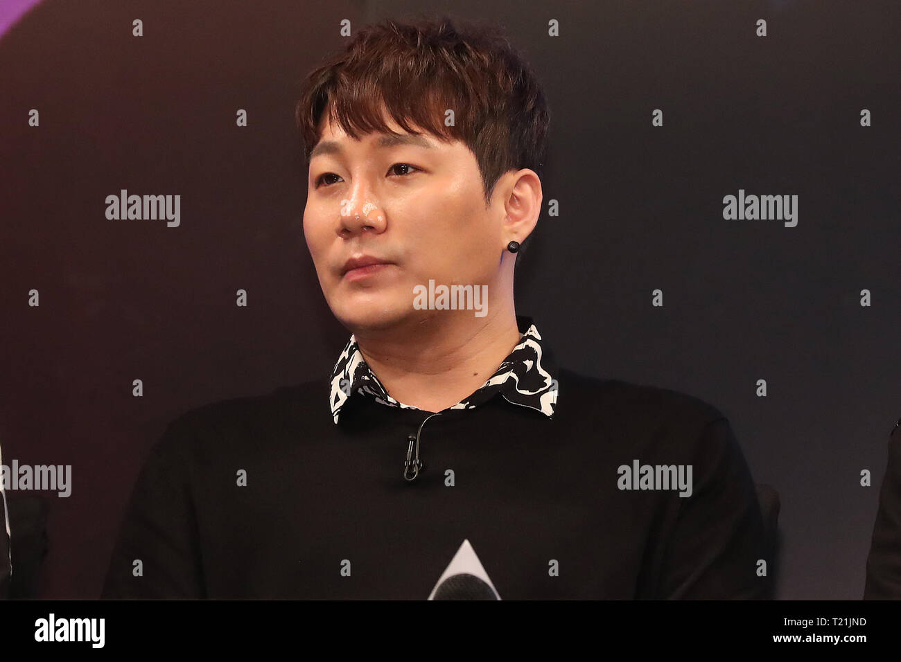 28th Mar, 2019. S. Korean singer Yoon Min-soo South Korean singer Yoon ...