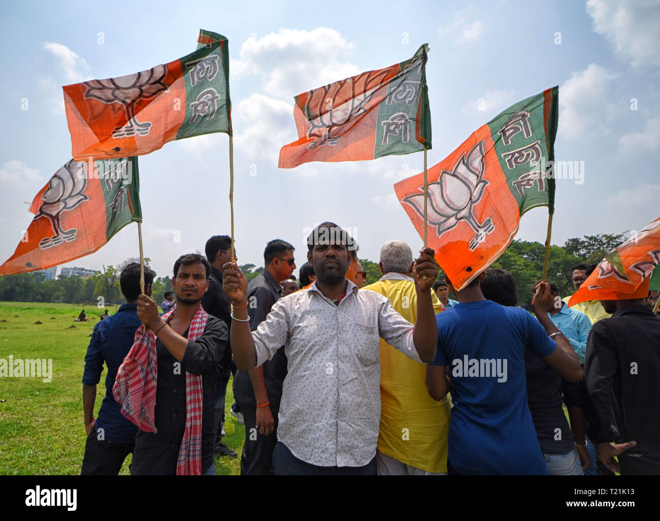 Brigade of bjp hi-res stock photography and images - Alamy