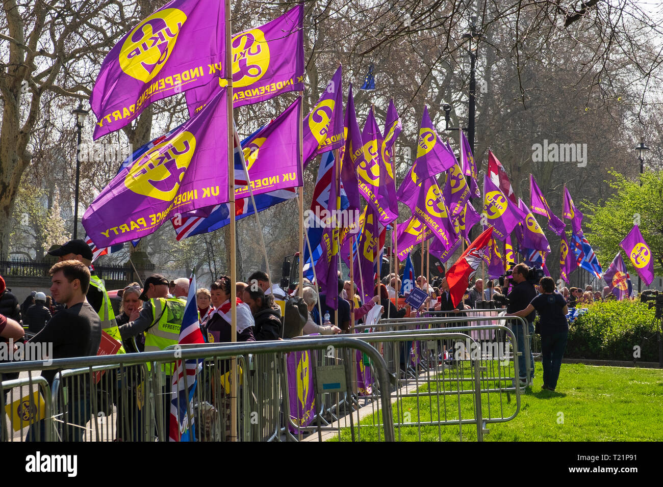 Ukip flags hi-res stock photography and images - Alamy