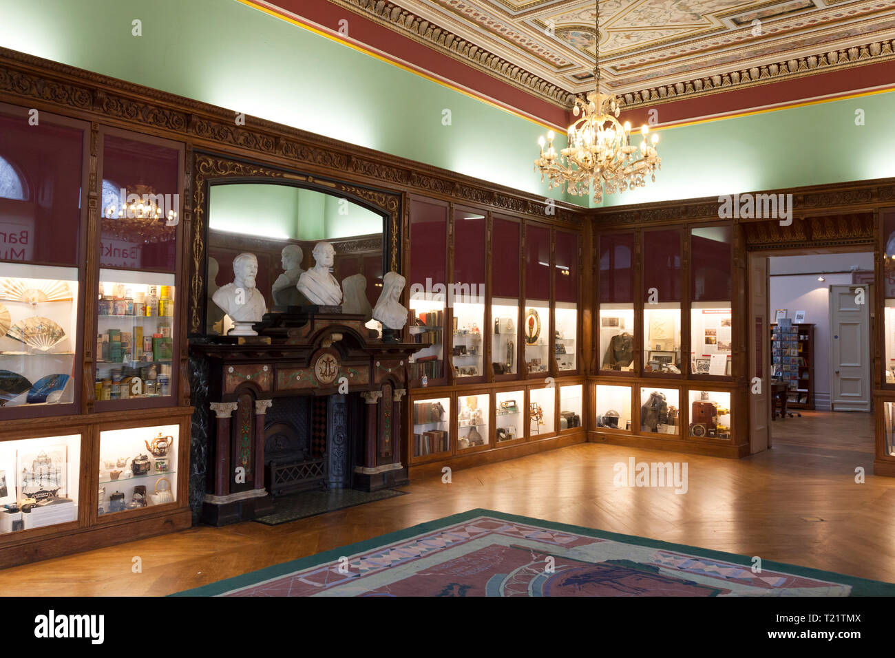 Bankfield Museum interior, Halifax, West Yorkshire Stock Photo - Alamy