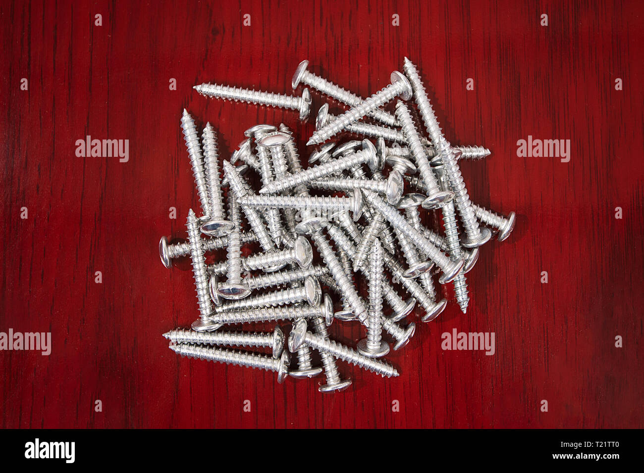 Silver screws hi-res stock photography and images - Alamy
