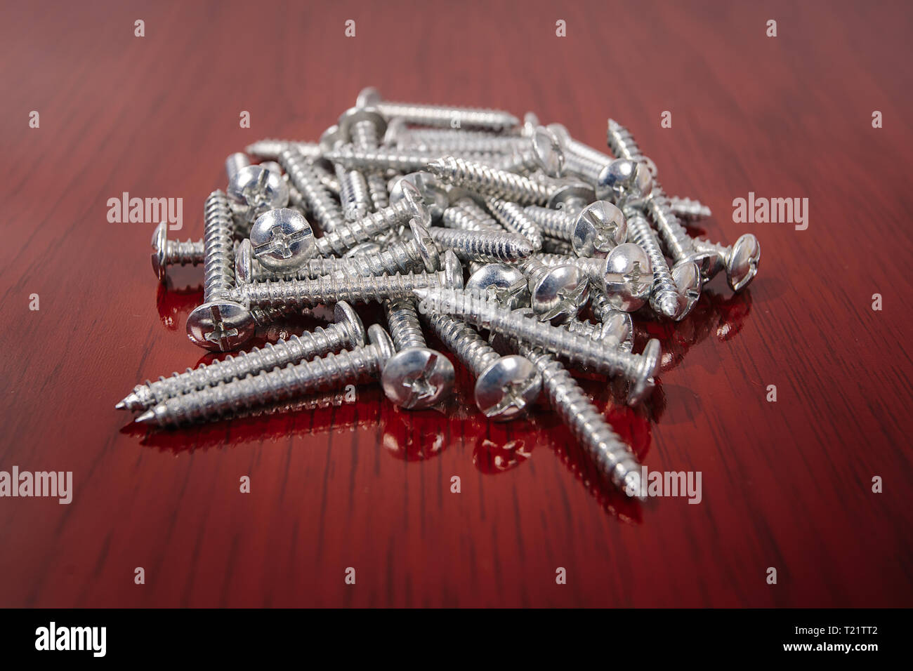 Silver Screws High Resolution Stock Photography and Images - Alamy