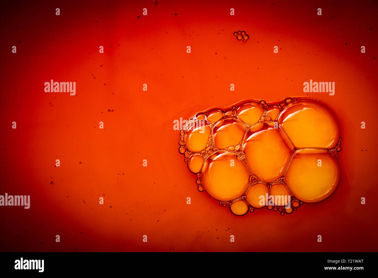 Colorful water bubles on water as abackground Stock Photo - Alamy