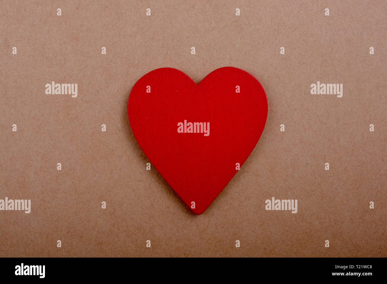 Red color heart shaped object in the view Stock Photo - Alamy