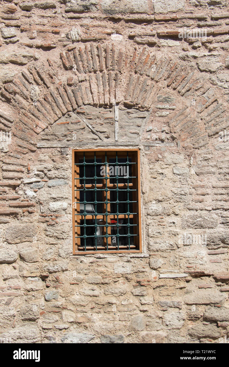 Old window Architecture from the Ottoman times In Istanbul Stock Photo ...