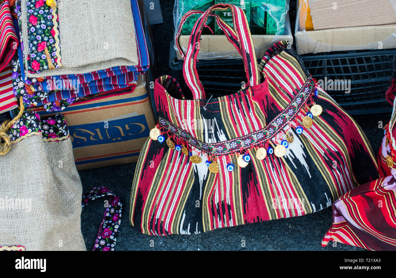 Traditional turkish handmade bag Stock Photo - Alamy