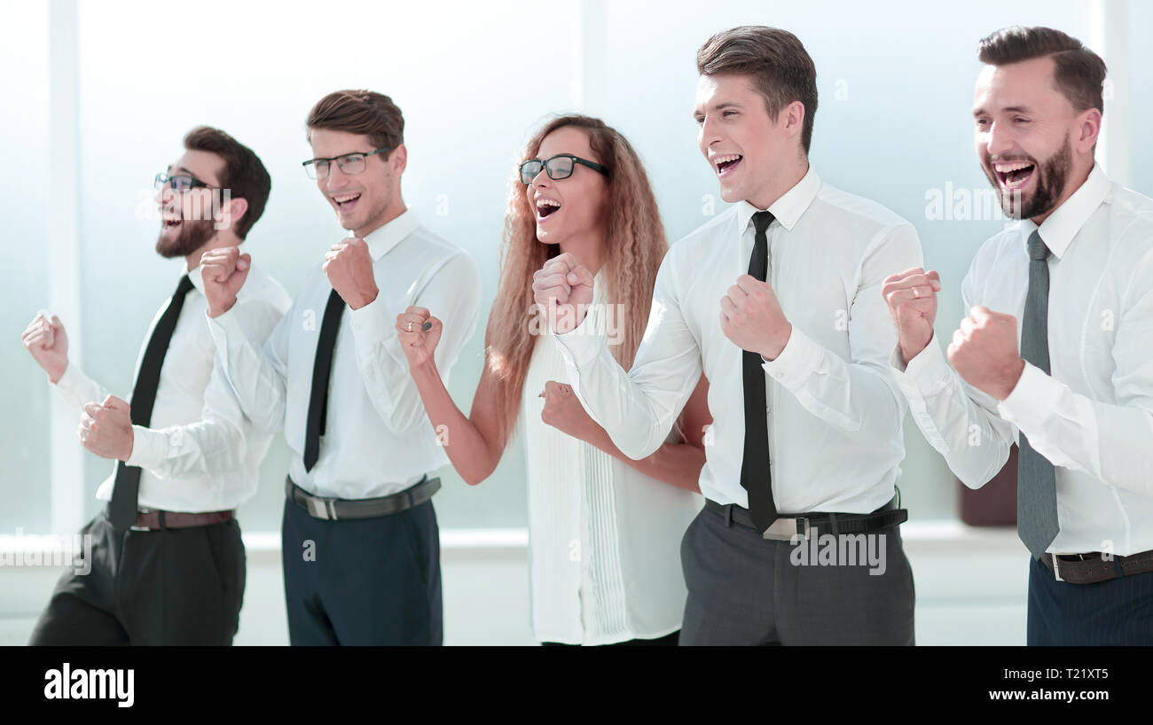 happy business team celebrating their success Stock Photo - Alamy