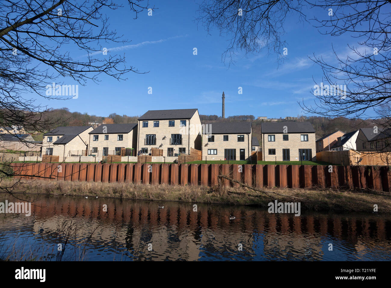 River calder flood hi-res stock photography and images - Alamy