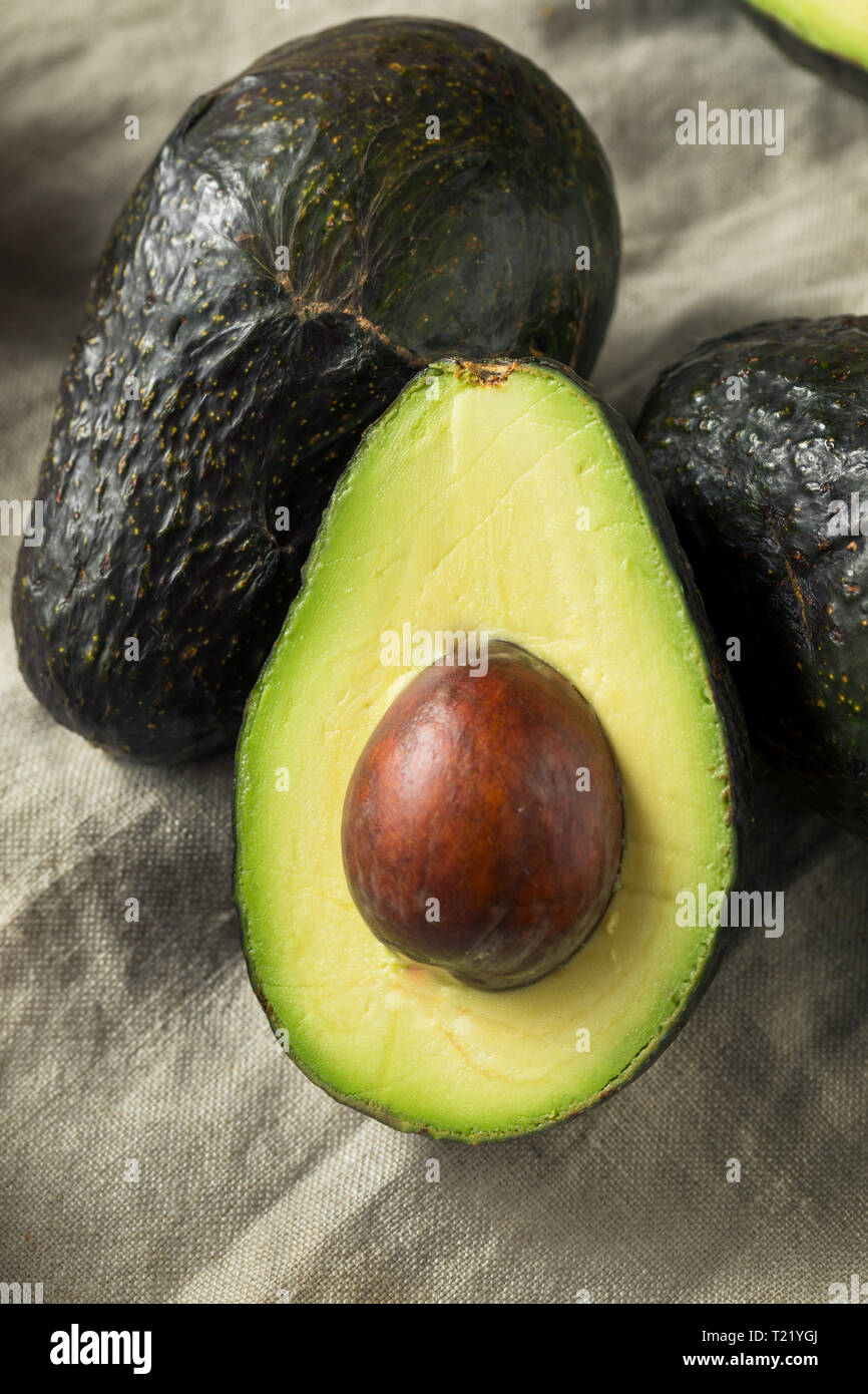 Avocado cut open hi-res stock photography and images - Alamy