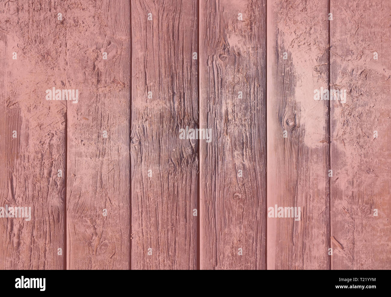 Weathered wood background texture. Old rugged planks with screws for ...