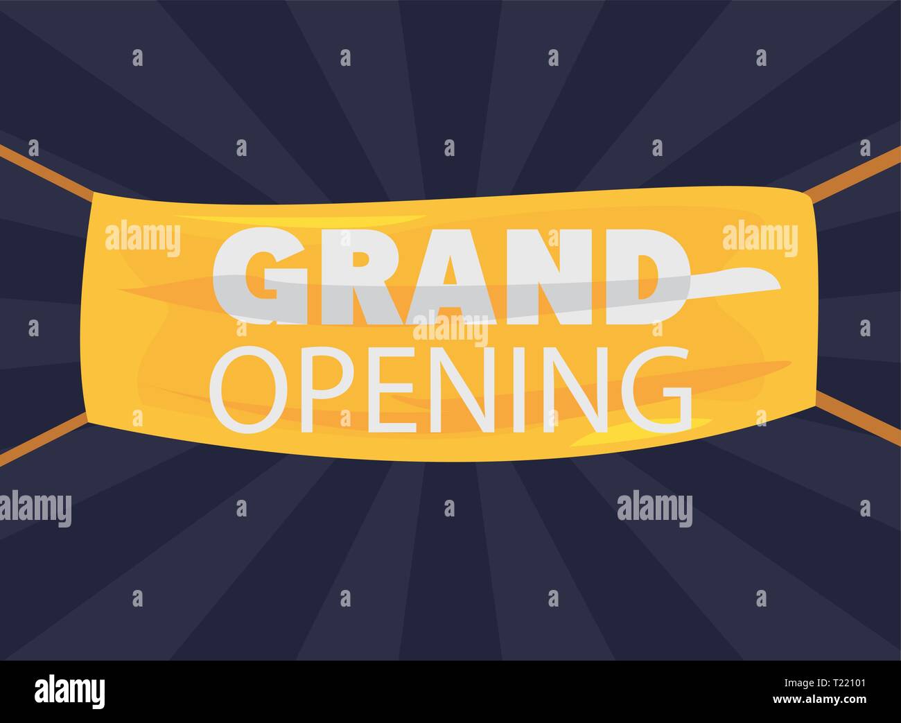 commercial grand opening advertising vector illustration design Stock ...