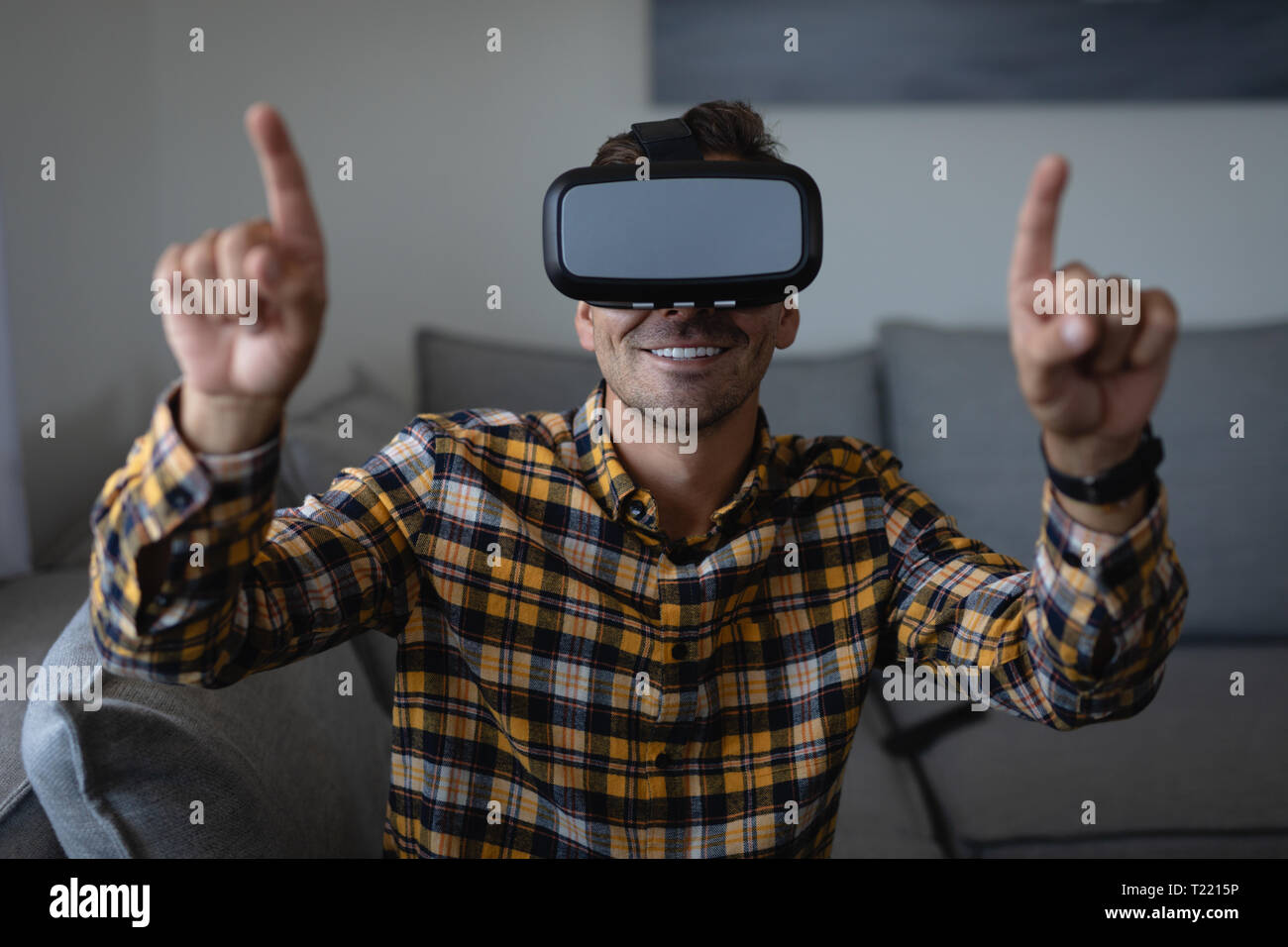 3d virtual man home hi-res stock photography and images - Alamy
