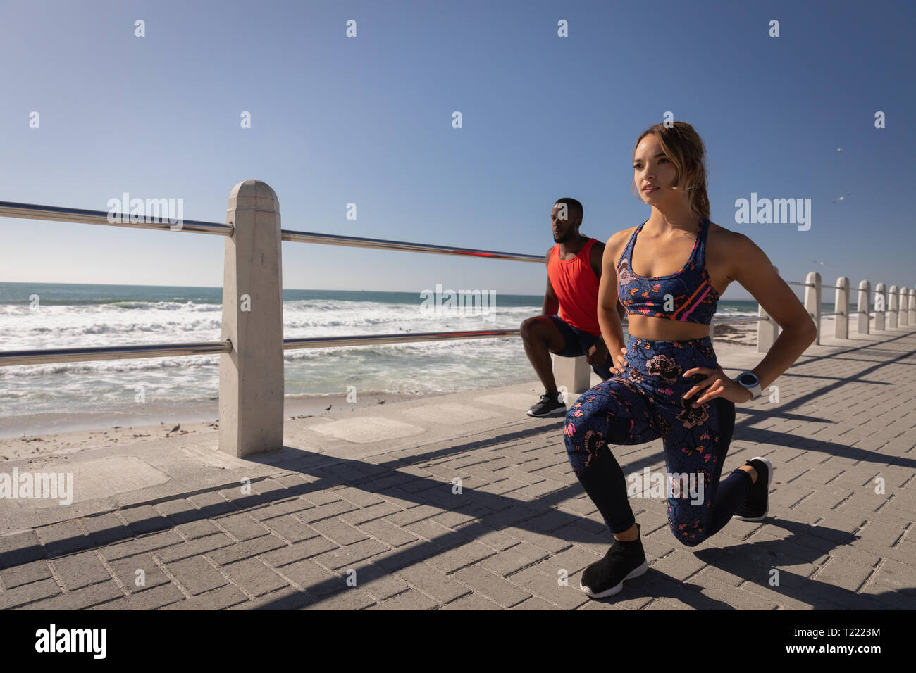 Pavement on the beach hi-res stock photography and images - Alamy