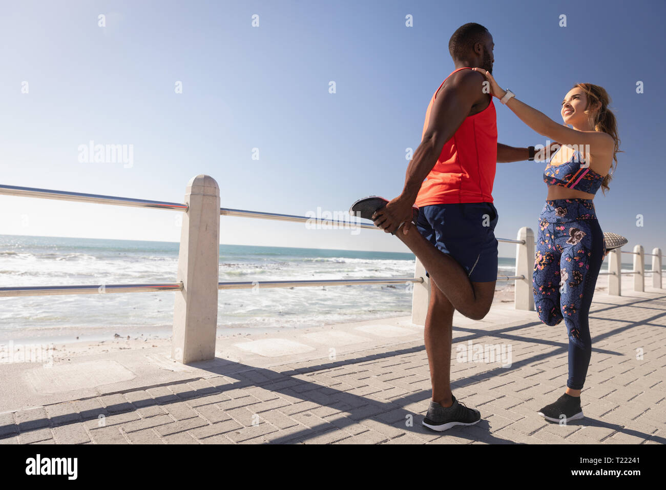 Pavement on the beach hi-res stock photography and images - Alamy
