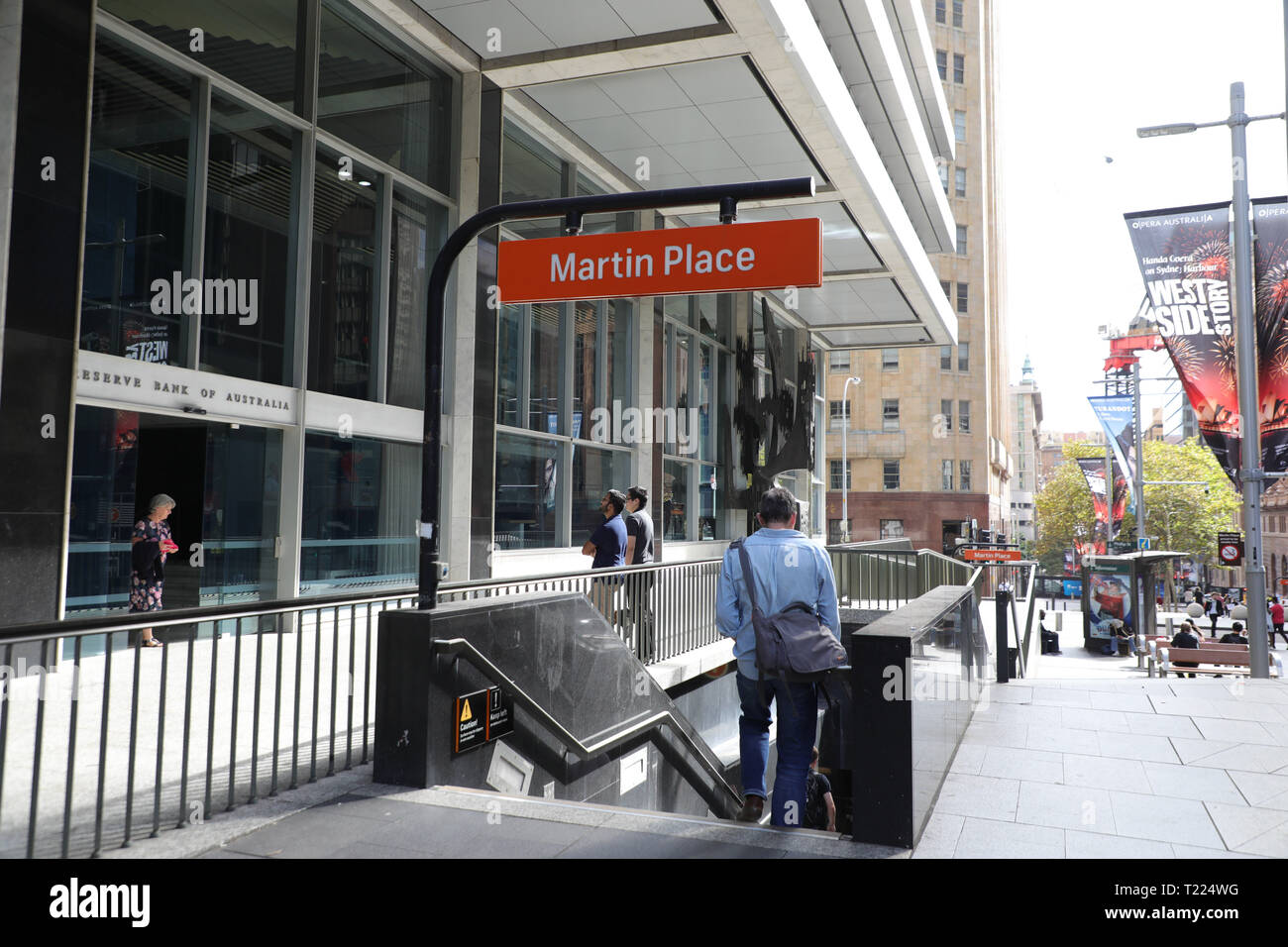Martin Place Station Sign High Resolution Stock Photography and Images ...