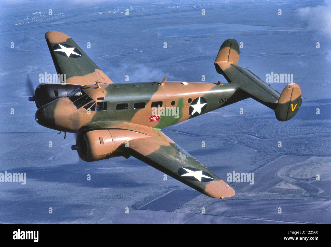 Beechcraft c 45 expeditor aircraft pilot hi-res stock photography and ...