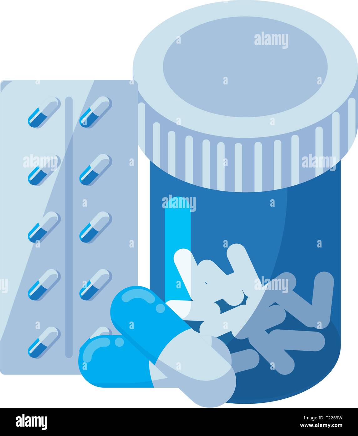 medicine pot drugs icon vector illustration design Stock Vector Image ...