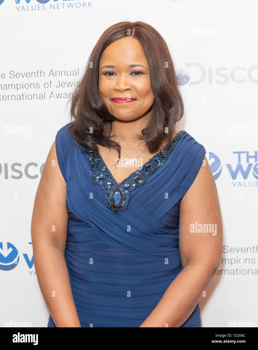 New York, NY - March 28, 2019: Chief Pentagon spokeperson Dana White ...